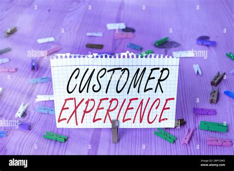 Handwriting Text Writing Customer Experience Conceptual Photo Product Of Interaction Between