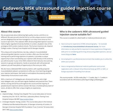 Ultrasound Guided Injections Of The Wrist And Hand The Ultrasound Site