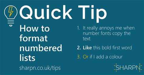 How To Use Horizontal Lists Instead Of Bullets By Steve Rowland