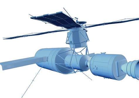 Skylab Space Station 3d Model
