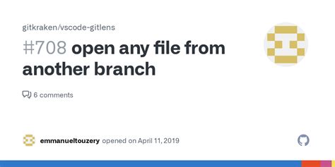 Open Any File From Another Branch · Issue 708 · Gitkrakenvscode