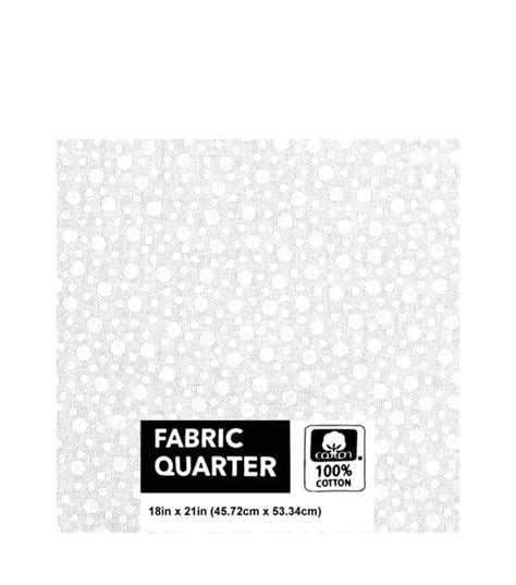 18 X 21 White Dots Quilt Cotton Fabric Quarter By Keepsake Calico Joann