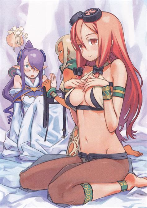 Kuroboshi Kouhaku Sacred Blaze Non Web Source Official Art Scan Girls Anklet Barefoot