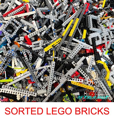 Buy Lego Technic Mindstorms NXT RCX Bulk Parts Liftarms Bricks Axles Pins Lot Online At