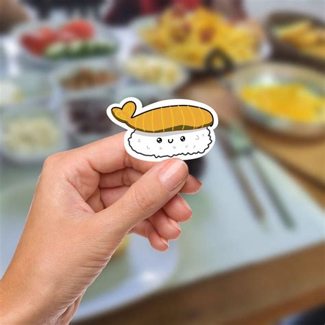 Cute Sushi Sticker Etsy