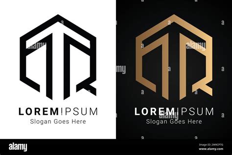 Luxury Initial TQ Or QT Monogram Text Letter Logo Design Stock Vector Image Art Alamy