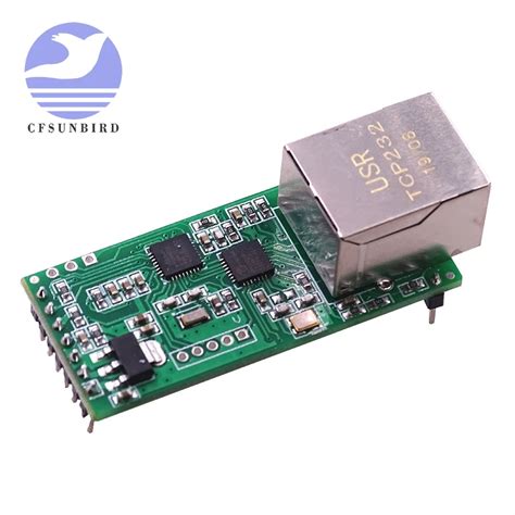 usr tcp232 t2 rs232 serial to ethernet module tcp ip udp network converter module ttl lan module