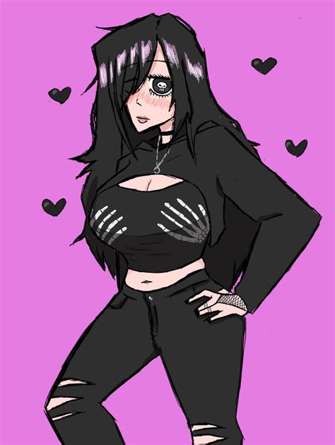 Goth Girl By Ho0die On Newgrounds