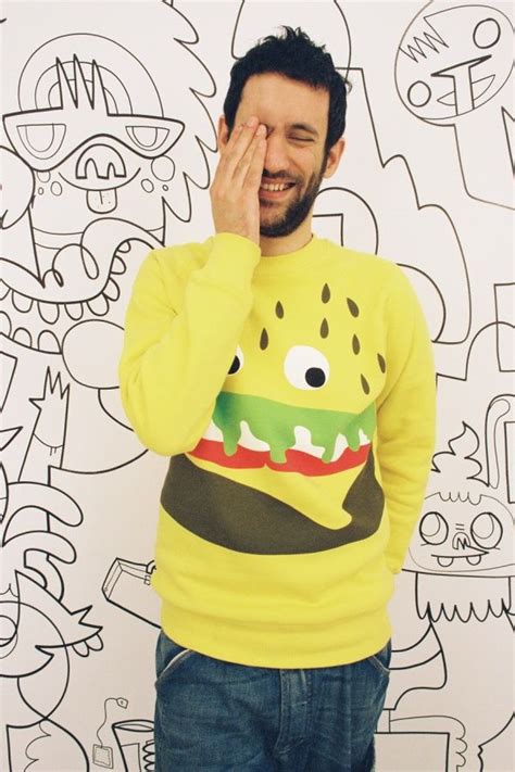 Jon Burgerman Superfunny And Lovely Guy Art Art Toy Comic Illustration