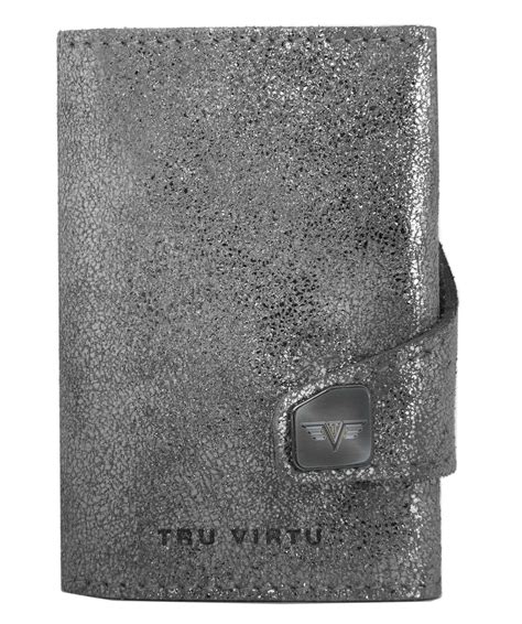 TRU VIRTU Wallet Glitter Silvergrey / Silver | modeherz