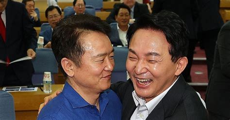 인사 나누는 원희룡 남경필