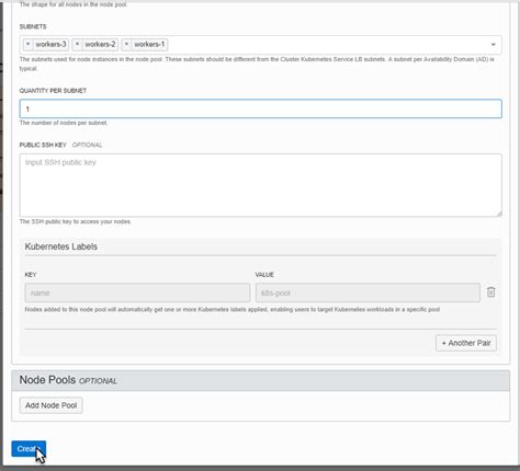 create oke kubernetes cluster on oracle cloud infrastructure