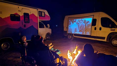 Best Camper Van Projector Van Life Cinema