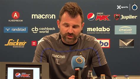 DE PERSCONFERENTIE VOOR CLUB BRUGGE STVV 2018 2019 YouTube