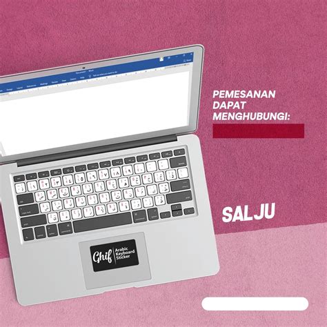 Jual Stiker Keyboard Arab Untuk Mengetik Bahasa Arab Di Laptop Pc