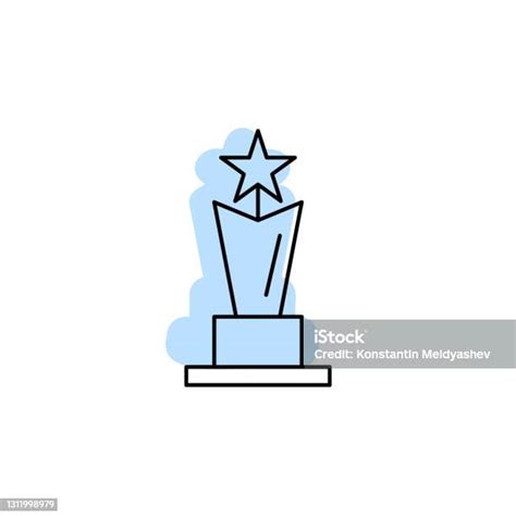 어워드 컵 스타 컬러 섀도우 벡터 아이콘이 있는 어워드 세트 1위에 대한 스톡 벡터 아트 및 기타 이미지 1위 개념 격리