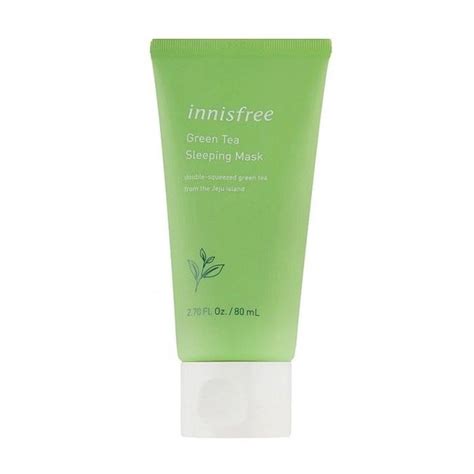 Нічна маска для обличчя Innisfree Green Tea Sleeping Mask з екстрактом ...