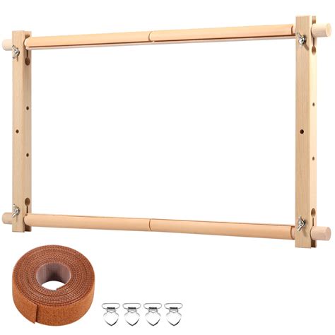 Embroidery Scroll Frame Wooden Cross Stitch Scroll Frame Rotated
