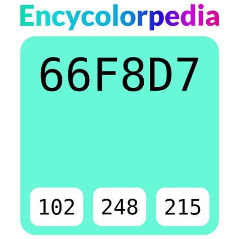 66f8d7 Hex Color Code RGB And Paints
