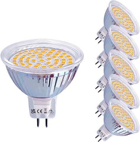 SANSUN MR GU LED Light Bulbs W Equivalent Halogen Bulbs Warm White K V W LED