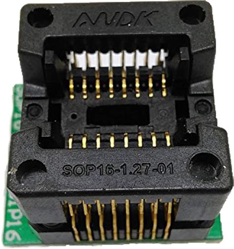 Sop16 Soic16 So16 To Dip16 Programming Socket Pin Pitch 1