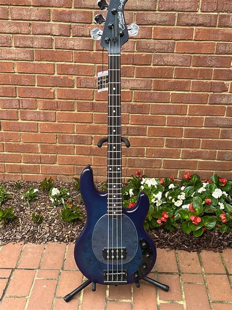 New Sterling By Music Man Stingray Ray34 Neptune Blue Reverb