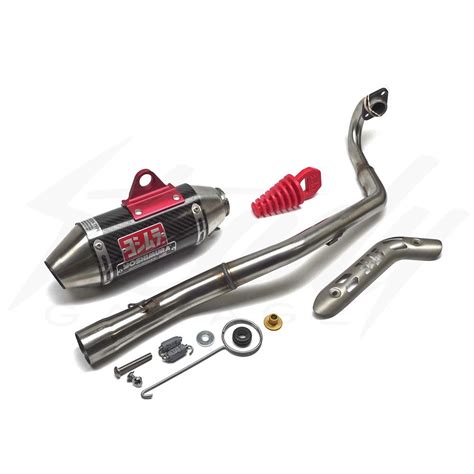 Yoshimura Rs 2 Stainless With Carbon Muffler Full Exhaust Honda Crf110f