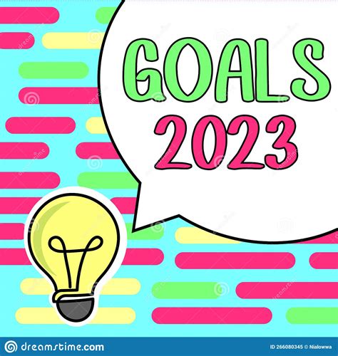 Inspiration Showing Sign Goals 2023 Business Idea Identifying