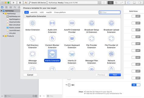 creating an intents app extension apple developer documentation