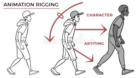 Animation Rigging Process Character Animation 3d Modeling Digital