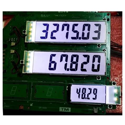 Custom 6 Digits Mono Seven Segment Lcd Display Module For Power Meter Lcd Display And Segment