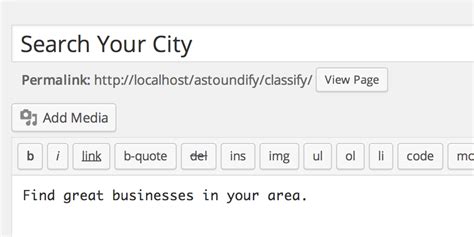 creating your homepage astoundify knowledge base