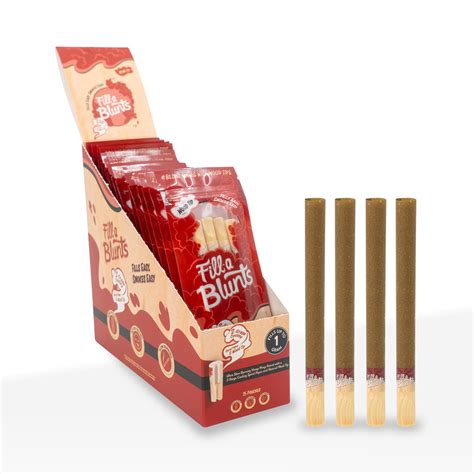 Fill A Blunts King Size Pre Rolled Hemp Blunt Wraps W Wood Tips 1