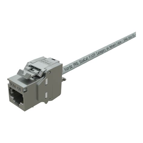 Kordz Professional Grade Prs Slimcat Cat6a Keystone Rj45 Socket