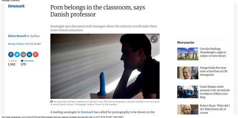 Danish Professor Calls For Porn Education Freeones Blog Pornstars Models Porn Site