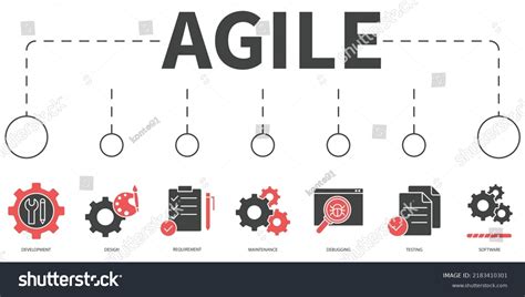 Agile Development Software Vector Illustration Concept Stock Vector Royalty Free 2183410301