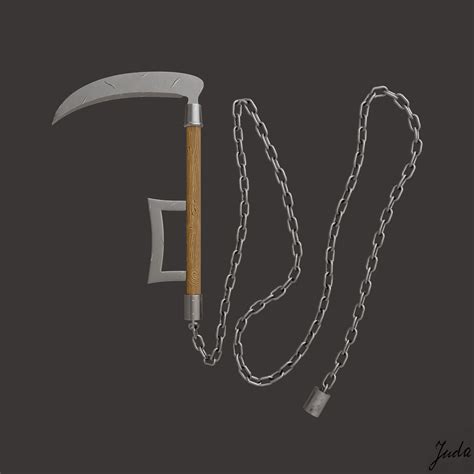 Artstation Stylized Kusarigama