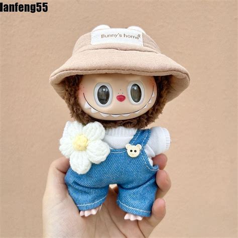 Lanfeng 17cm Labu Doll Clothes Suspender Pants Doll Decoration Labubu