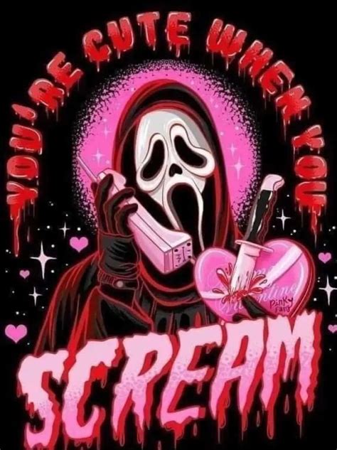 Download Pink Ghostface Cute Scream Wallpaper