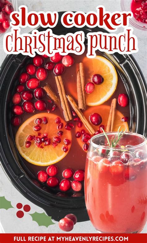 Crockpot Christmas Punch Recipe Christmas Punch Recipes Punch