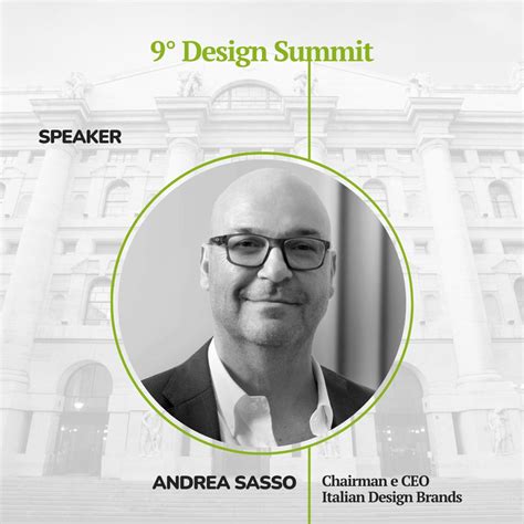 Andrea Sasso Participates At The 9th Pambianco Interior Design Summit