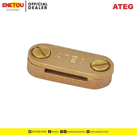Ateg Dcg256 25 X 6mm Lightning Conductor Fixing Dc Tape Clip Copper