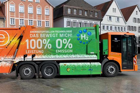 Müllsammelfahrzeug mit Brennstoffzelle e mobil BW GmbH