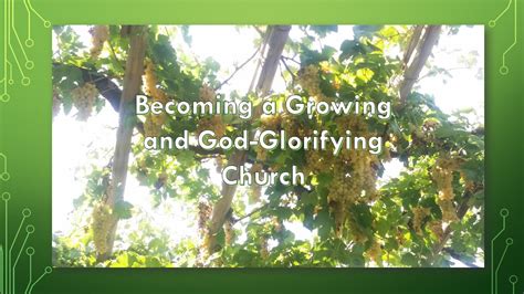 Becoming A Growing And God Glorifying Church Klang Church Of Christ