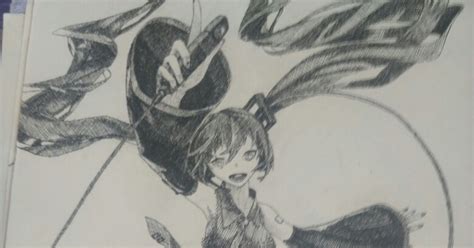 初音未来 中性笔 初音未来 锁锁美同学提不起劲のイラスト Pixiv
