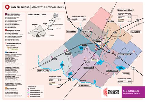 Tourist Map Of The Partido De Lobos Buenos Aires Argentina Gifex My
