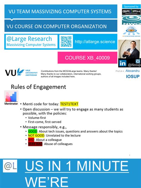 L00 1 Courseoverview 2023 2024 Computerorganization Pdf Systems