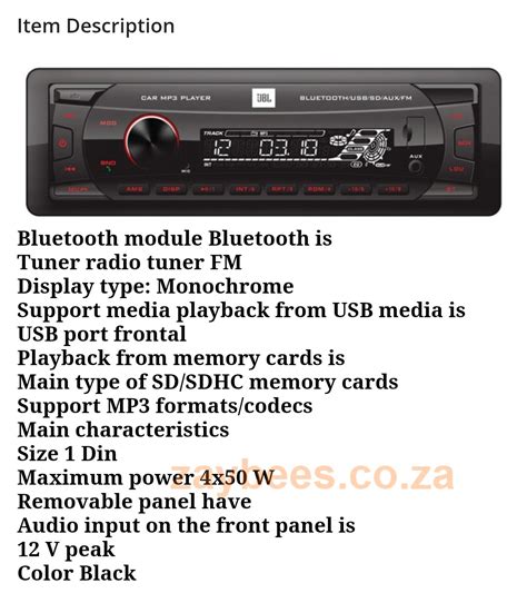 JBL CELEBRITY 100 BLUETOOTH MEDIA PLAYER
