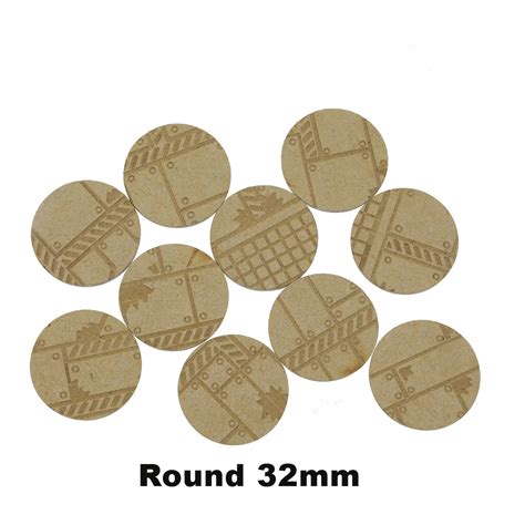 MDF Factory Pattern Base 32mm Round Base