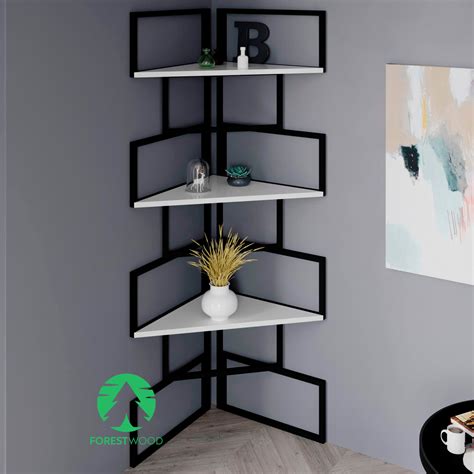 Кутова лофтова книжкова полиця офісний стелаж з ДСП продаж ціна у Києві Книжкові шафи й